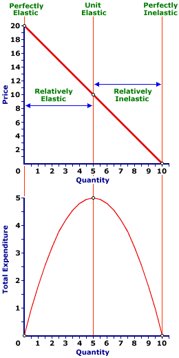 Unit Elastic Demand Curve